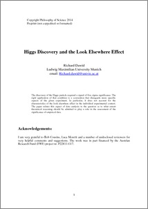 Higgs Discovery and the Look Elsewhere Effect - PhilSci-Archive
