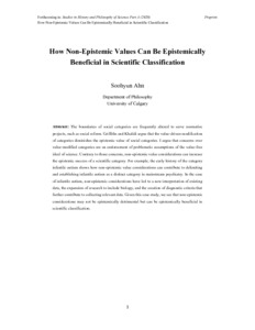 How Non-Epistemic Values Can Be Epistemically Beneficial in Scientific ...